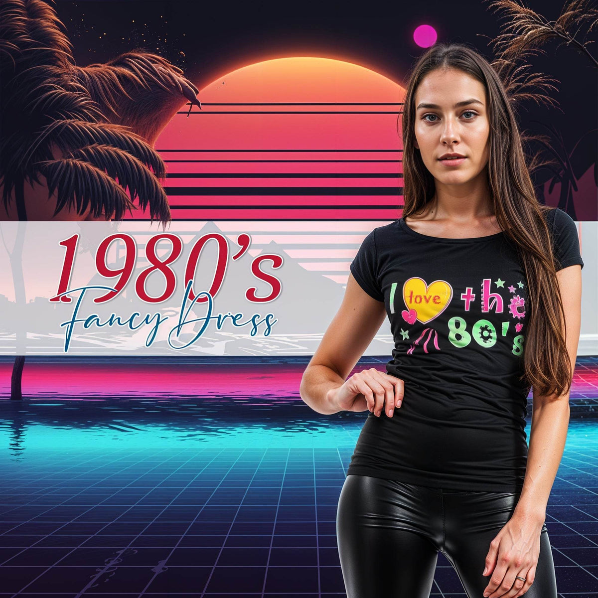 1980s Fashion Costumes & Neon Outfits | The Fancy Dress